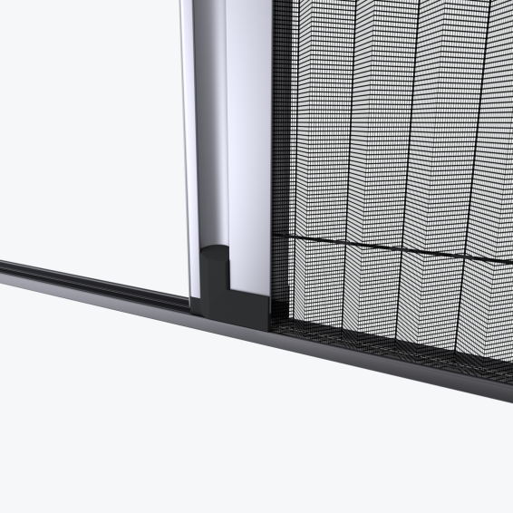 Moustiquaire Porte Plissée sur-mesure - Maison Bleue Luxembourg